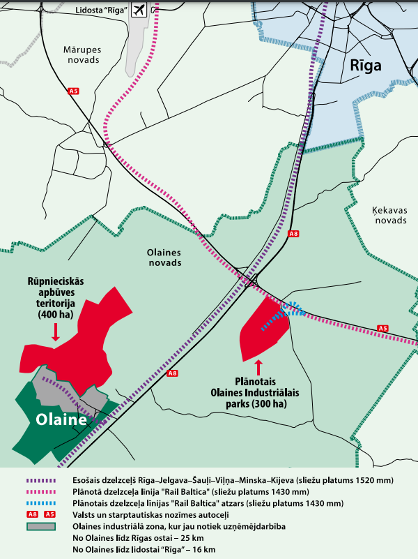 Olaines novadā top industriālais parks - olaine.lv