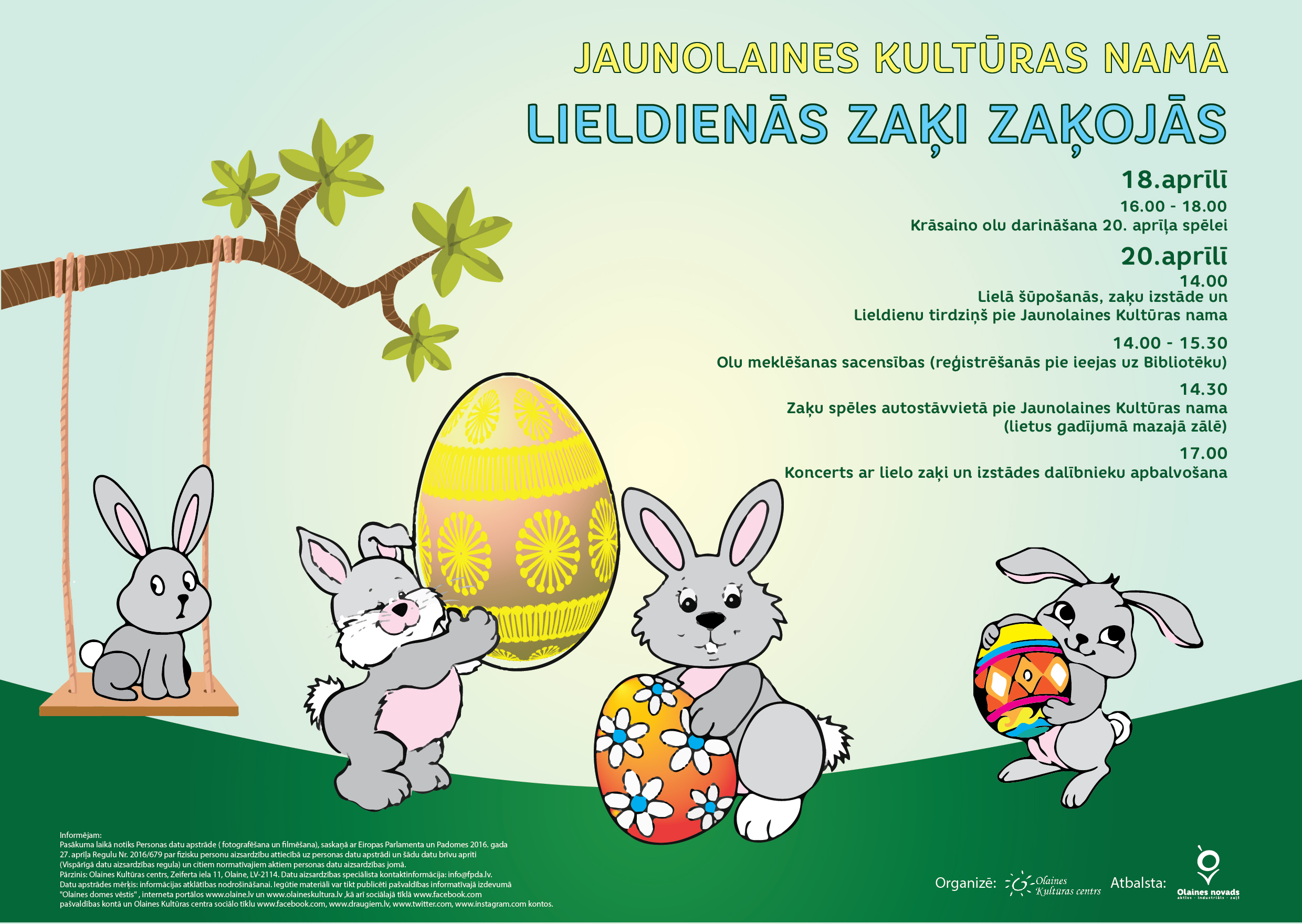 Lieldienās zaķi zaķojās - olaine.lv