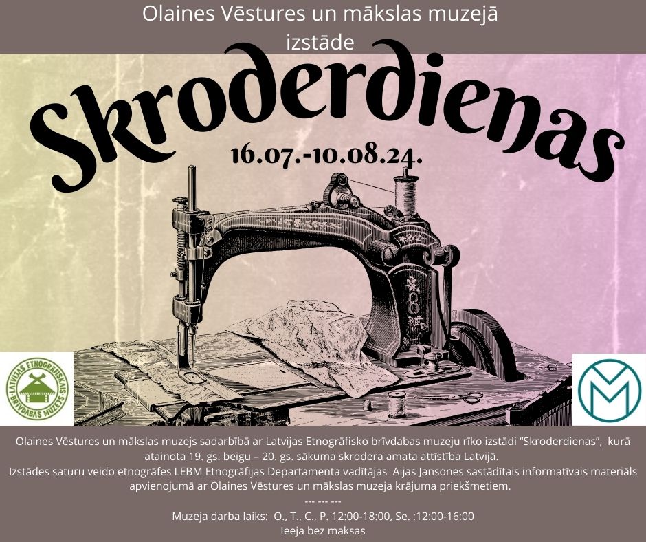 Izstāde "Skroderdienas" - olaine.lv
