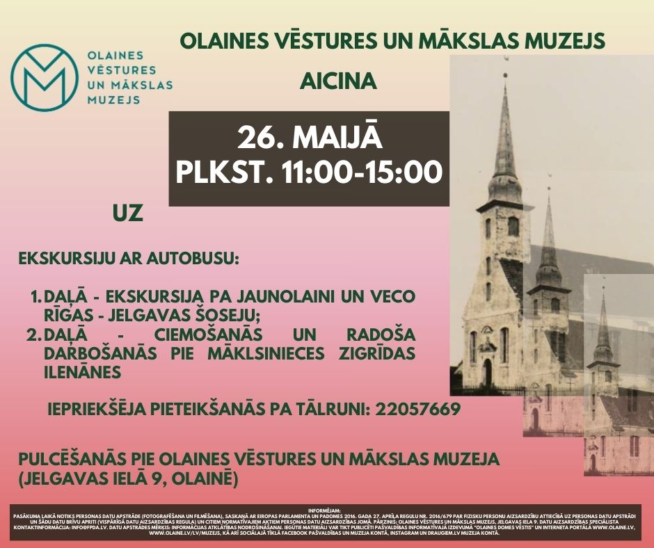 Ekskursija ar autobusu pa Jaunolaini un veco Rīgas - Jelgavas šoseju - olaine.lv