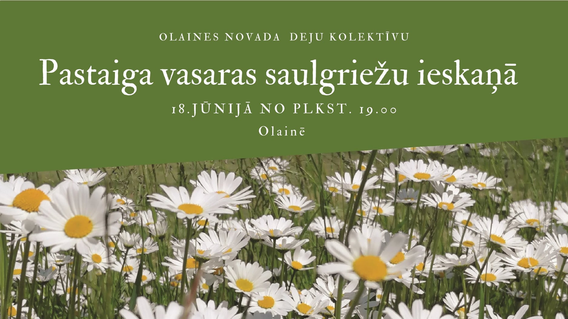 Pastaiga vasaras saulgriežu ieskaņā - olaine.lv