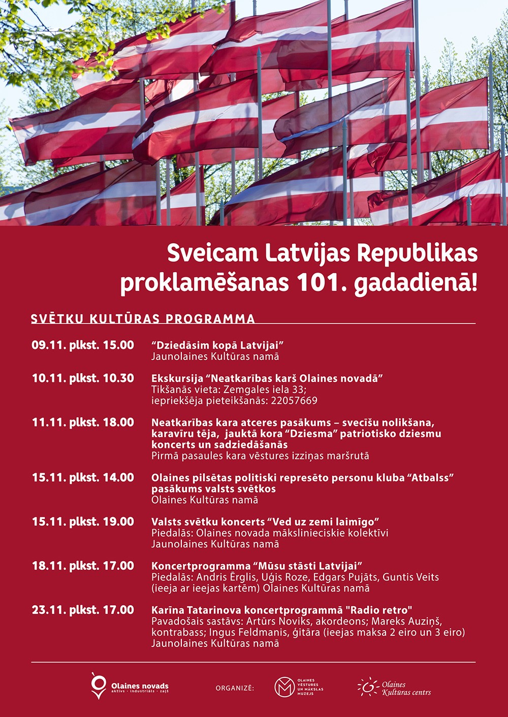 Valsts svētku programma - olaine.lv