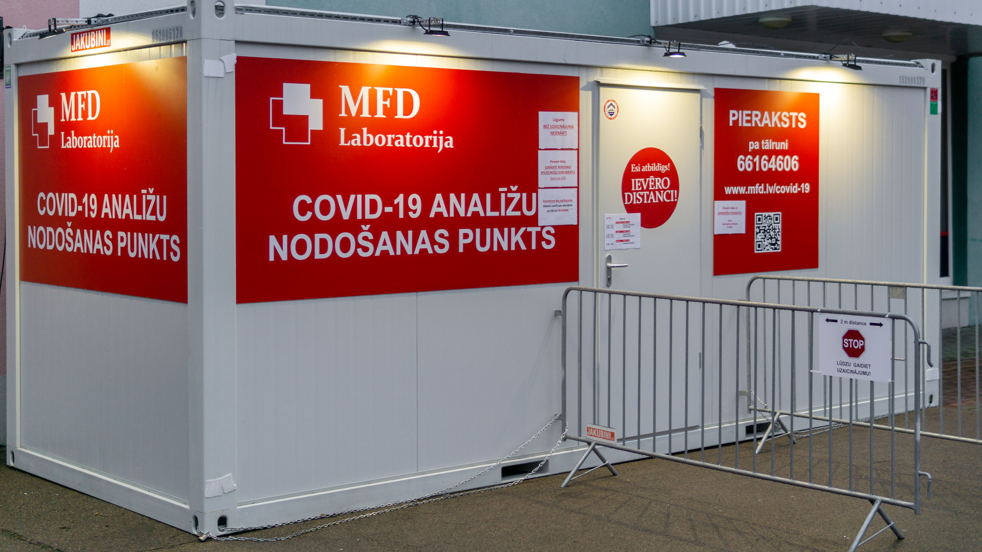 Olaines novadā šodien darbu uzsāka MFD laboratorijas COVID-19 analīžu ...